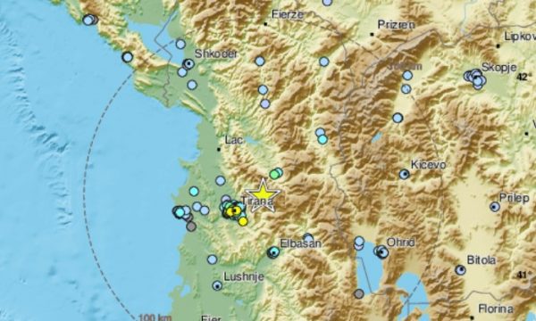 Shqipëria tronditet nga dy lëkundje të forta tërmeti (DETAJE) – Tetova Sot Shqipëria tronditet nga dy lëkundje të forta tërmeti (DETAJE) – Tetova Sot