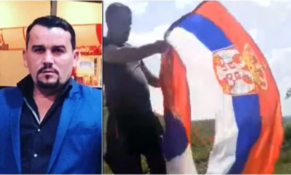 Shqiptari që largoi flamurin serb në Zveçan: 100 policë me rrethuan ... Shqiptari që largoi flamurin serb në Zveçan: 100 policë me rrethuan ...