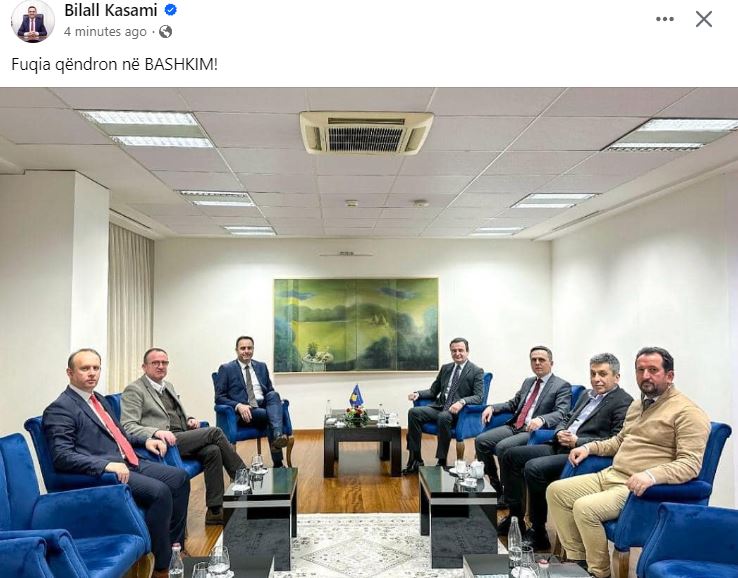 Taravari “pro” koalicionit me opozitën shqiptare, Kasami: Fuqia qëndron ... Taravari “pro” koalicionit me opozitën shqiptare, Kasami: Fuqia qëndron ...