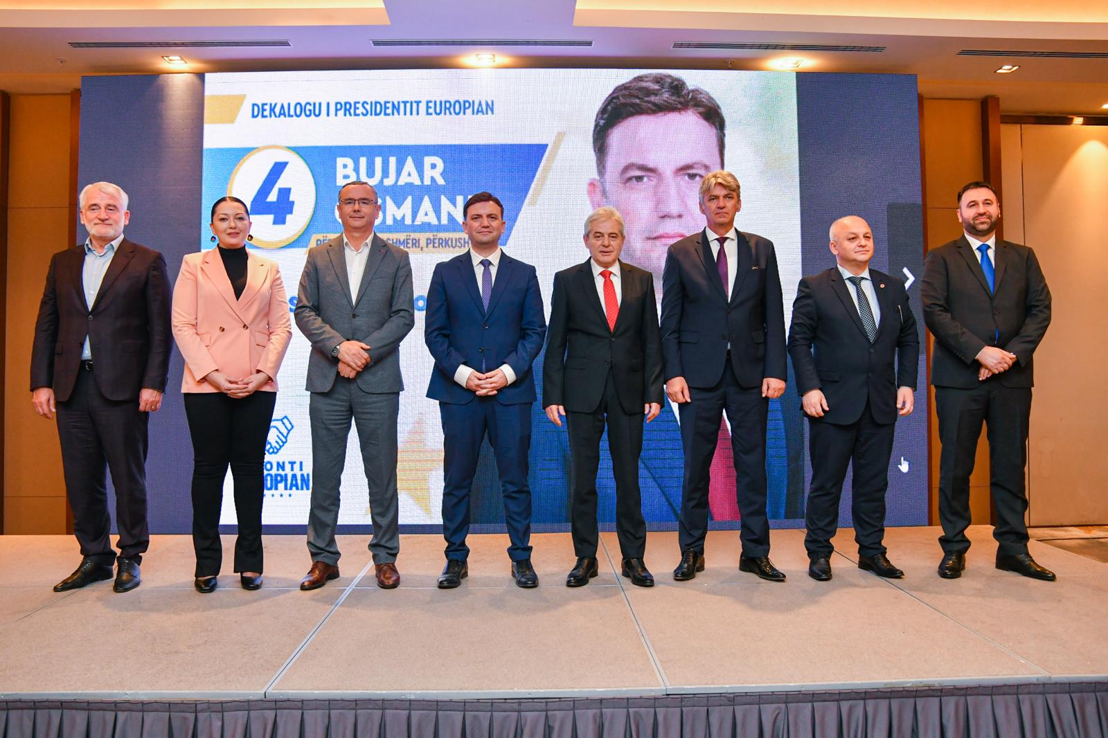 Fronti Europian me Deklaratë mbështetëse për Dekalogun e Presidentit ...