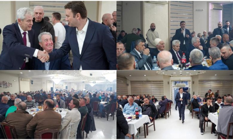 Ali Ahmeti dhe Bujar Osmani iftar me veteranët e Ushtrisë Çlirimtare ...